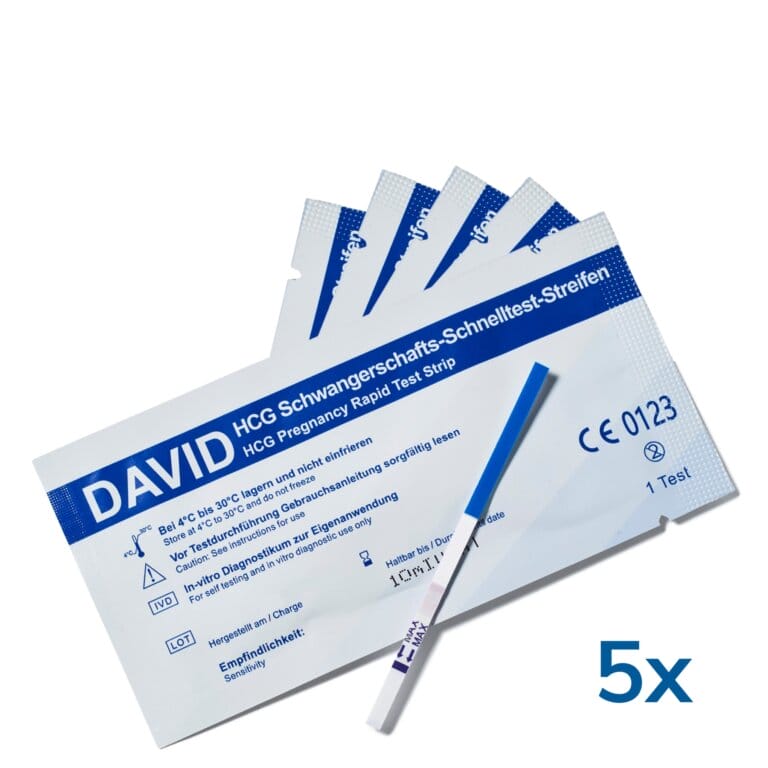 David HCG Schwangerschaftstest - Frühtest - Schnelltest